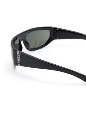 Gucci Biker-frame Tinted Sunglasses