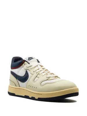 Nike Attack Prm Panelled Leather Sneakers - Neutrals