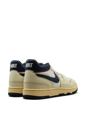 Nike Attack Prm Panelled Leather Sneakers - Neutrals