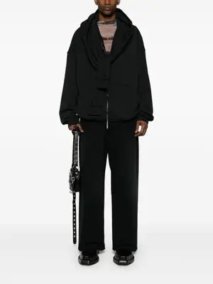 Balenciaga Zip-up Layered Hoodie