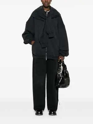 Balenciaga Zip-up Layered Hoodie