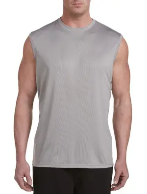 HARBOR BAY BY DXL Muscle Swim T-shirt - Grey