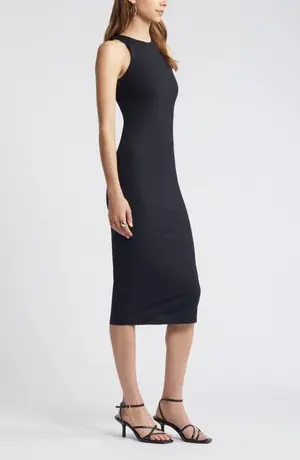 OPEN EDIT Sleeveless Body-con Midi Dress