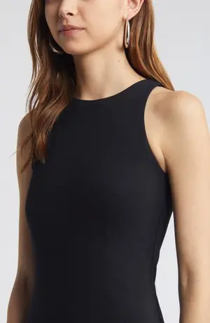 OPEN EDIT Sleeveless Body-con Midi Dress