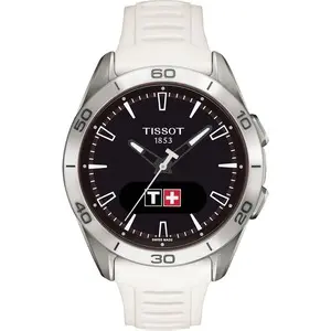 TISSOT T-touch Connect Sport Solar Smart Strap Watch - White