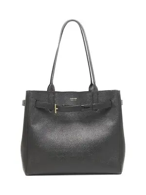 TOM FORD Mini T Leather Tote Bag