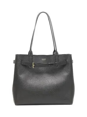 TOM FORD Mini T Leather Tote Bag