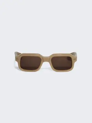 JACQUES MARIE MAGE Sandro Sunglasses Chateau Silver