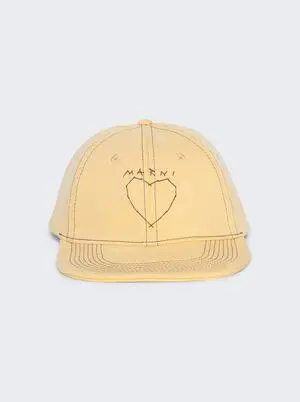 Marni Denim Baseball Cap - Citrus