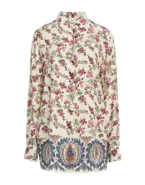 Etro Floral-print Silk Shirt - White