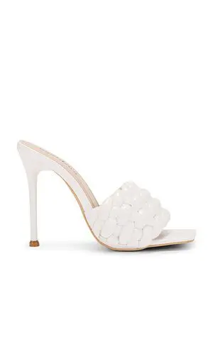 Superdown Jocelyn High Heel Mules With Square Toe And Braided Detail