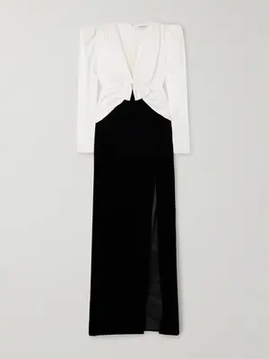 Alessandra Rich Plunge Evening Dresses