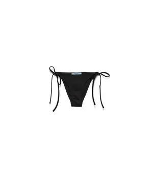 Prada Interlock Knit Bikini Bottom - Black