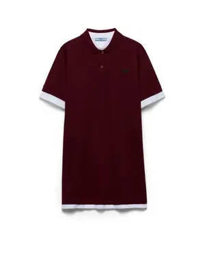 Prada Piqué And Jersey Dress