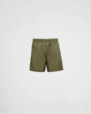 Prada Re-nylon Swim Trunks - Military Green