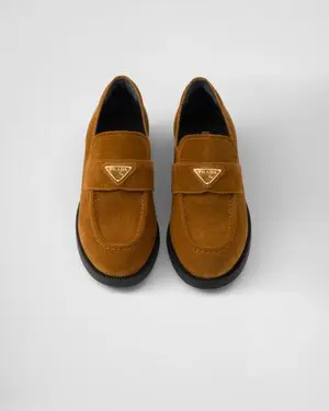 Prada Suede Loafers