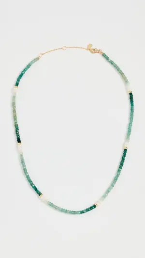 Shashi Odessa Pearl And Necklace