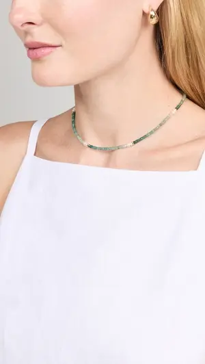 Shashi Odessa Pearl And Necklace