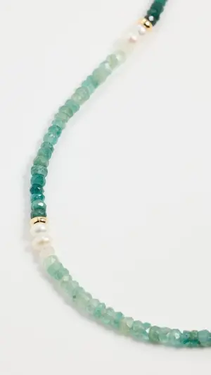 Shashi Odessa Pearl And Necklace
