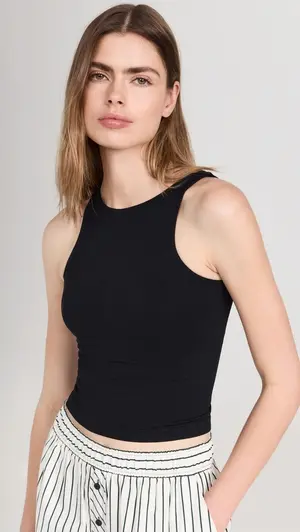 Free People Clean Lines Cami - Black