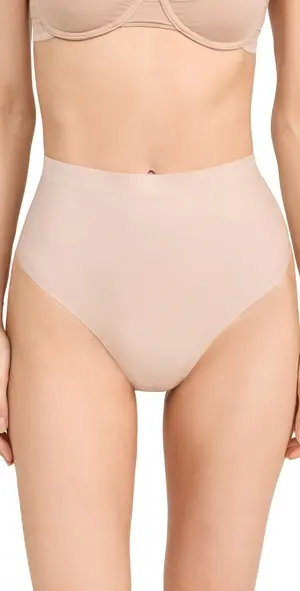 Spanx Shape Sheer Control Thong - Champagne Beige