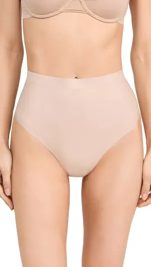 Spanx Shape Sheer Control Thong - Champagne Beige