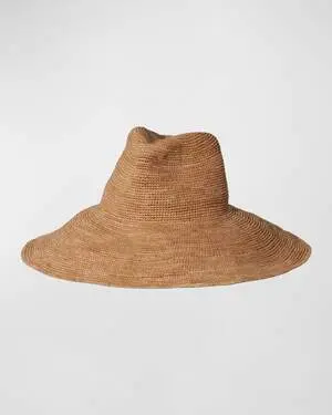 Janessa Leoné Waverly Raffia Hat - Sand