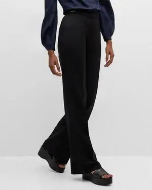 Gabriela Hearst Vesta Wide-leg Pants - Black