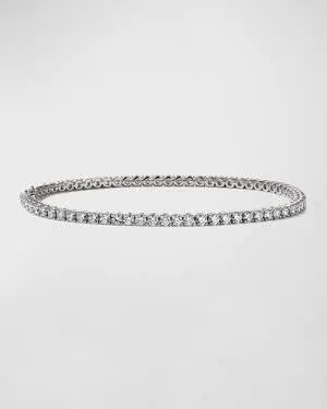 Memoire 18k 3.30 Tcw Diamond Tennis Bracelet - White Gold