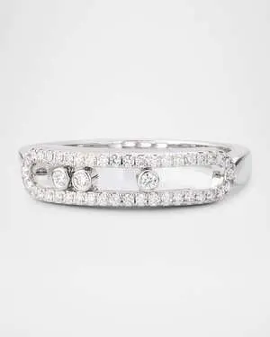 Messika 18k Diamond Baby Move Ring - White Gold