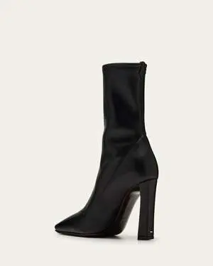 GIUSEPPE ZANOTTI Barbaro Stretch Leather Ankle Booties