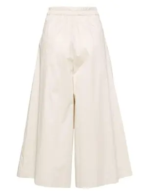 Fedeli Cropped Wide-leg Trousers