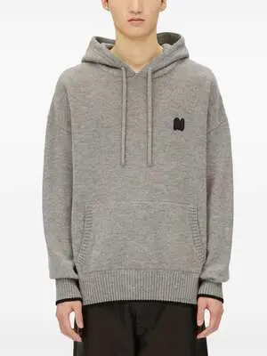 MSGM Logo-embroidered Hoodie