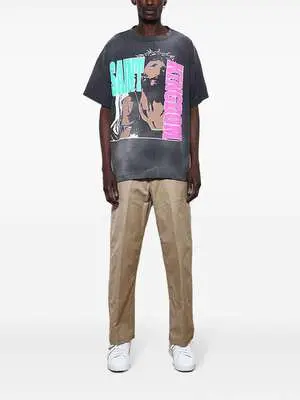 SAINT MXXXXXX Saint Kindgom Cotton T-shirt