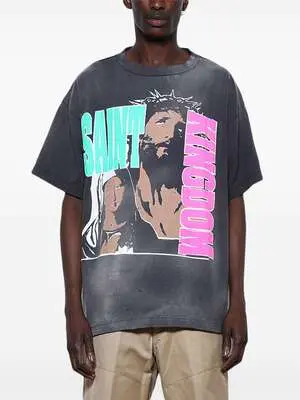 SAINT MXXXXXX Saint Kindgom Cotton T-shirt