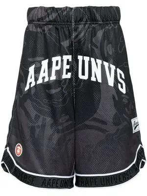 AAPE BY *A BATHING APE Logo-print Track Shorts