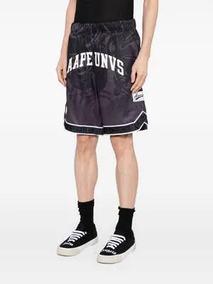 AAPE BY *A BATHING APE Logo-print Track Shorts