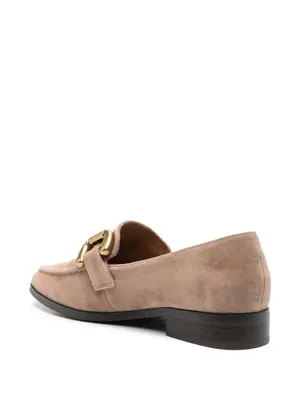 BIBI LOU Zagreb Suede Loafers - Neutrals
