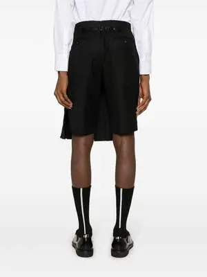 Thom Browne Pleated Wool Skorts