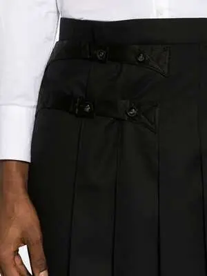 Thom Browne Pleated Wool Skorts