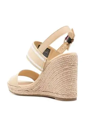 Tommy Hilfiger 105mm Webbing Wedge Espadrilles