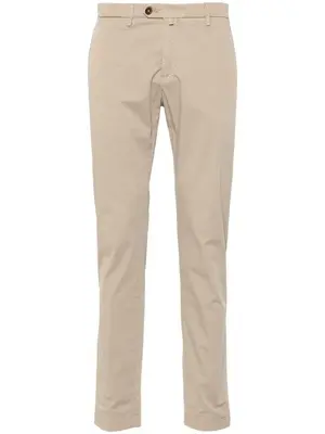 BRIGLIA 1949 Pressed-crease Tapered-leg Trousers