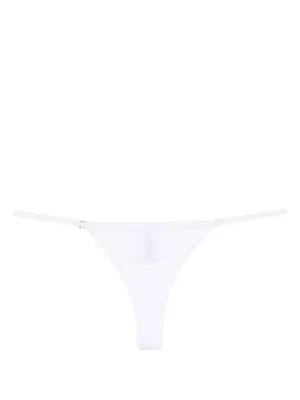 MAISON CLOSE La Femme Amazone Thong - White