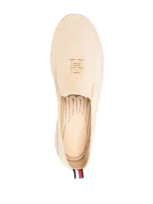 Tommy Hilfiger Suede Flatform Espadrilles