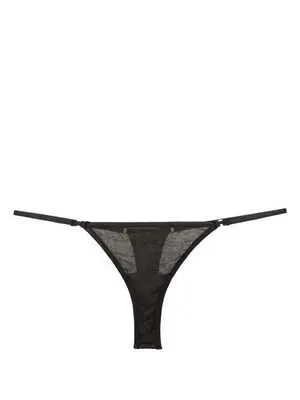 MAISON CLOSE La Femme Amazone Thong - Black