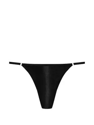 MAISON CLOSE La Femme Amazone Thong - Black