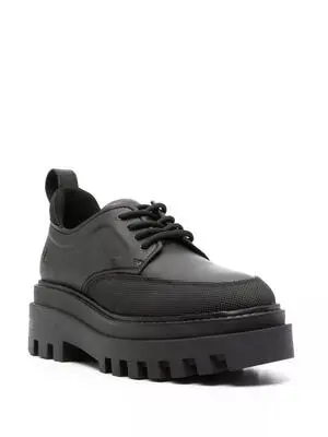 Calvin Klein Flatform Leather Derby Shoes
