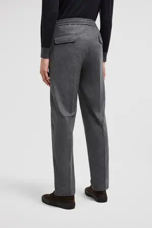 Moncler Cashmere Blend Jogging Pants - Grey