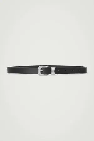 Cos Leather Western Belt - Black