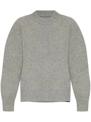 JIL SANDER Jil Sander Ribbed Crew Neck Sweater - Grey